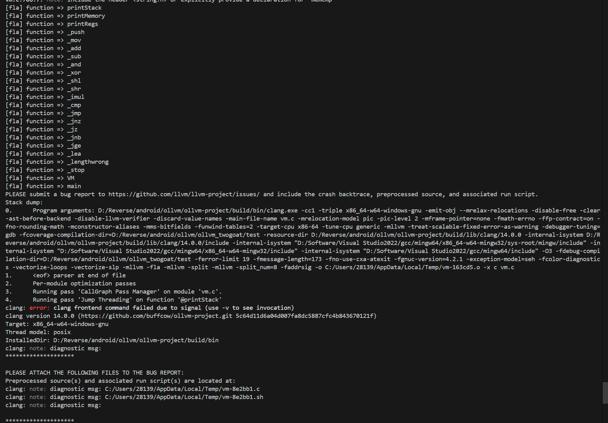 从0到1的ollvm (2) ollvm魔改尝试 | twogoat/showmakerの小站